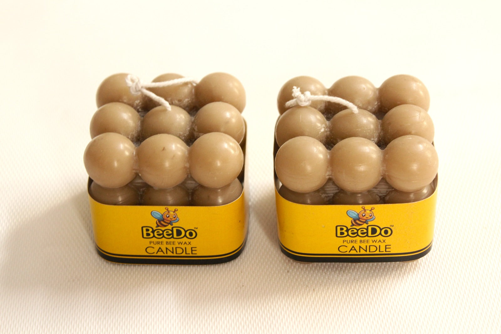 BeeDo 100% Pure Beeswax Handmade Bubble Candles (Big) – Honey & More